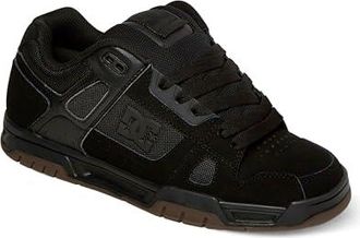 DC DC Homme Chaussures de Skate Basses Stag Basket, Caoutchouc Noir, 47 EU