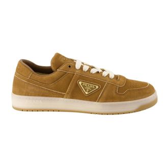 Prada Velvet Winter Collection Basket Schuhe - - Shoes - Herren - Braun - 42 1/2 EU