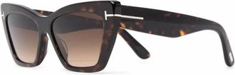Tom Ford Femme, Accessoires, Brun, Taille: 56 MM Wyatt Lunettes de soleil