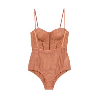 Zimmermann Femme, Tops, Beige, Taille: 40 FR Rebellion Corset Bodysuit