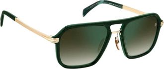 Eyewear by David Beckham unisex, Accessoires, Vert, Taille: ONE Size Lunettes de soleil rectangulaires