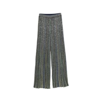 Missoni Weite Hosen - - Trousers - Damen - Gr&uuml;n - M