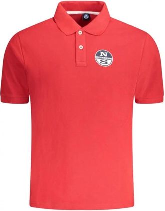 North Sails Homme, Tops, Rouge, Taille: M Polo Classique en Piqu&eacute;