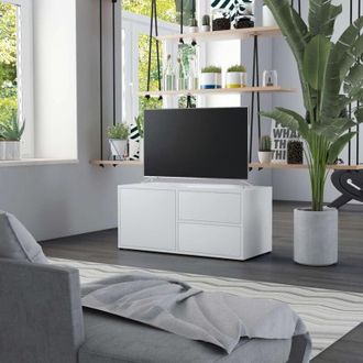 vidaXL TV-Schrank Wei&szlig; 80x34x36 cm Holzwerkstoff Vidaxl