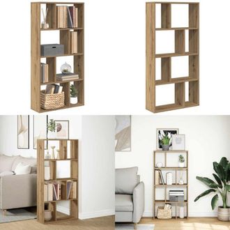 vidaXL Biblioth&egrave;que ch&ecirc;ne artisanal 60x20x120,5 cm bois ding&eacute;nierie - Rangement salon - &Eacute;tag&egrave;re bois