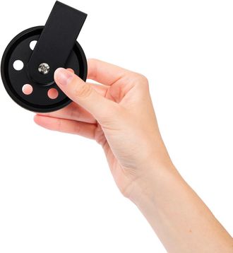 Amosfun Schwarze Riemenscheibe Aus Eisen F&uuml;R Pendelleuchte Umlenkrolle Deko Flaschenzug Vintage Wagenrad Design Diy Lichtzubeh&ouml;R