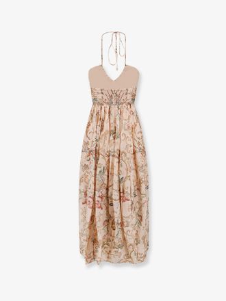 Zimmermann Womens Dress Roselight Silk Pink