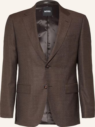 HUGO BOSS Anzugsakko Huge Slim Fit braun