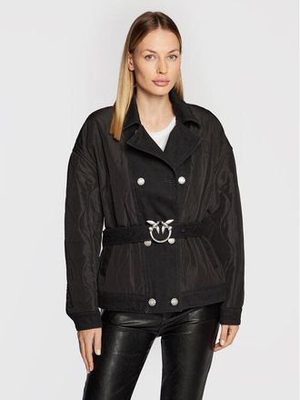 Pinko Übergangsjacke Crocchio 1J110W A0A2 Schwarz Regular Fit