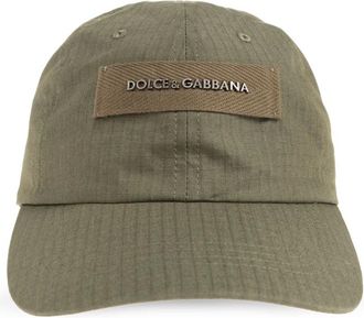 Dolce & Gabbana Homme, Accessoires, Vert, Taille: 57 CM Casquette de baseball Ripstop
