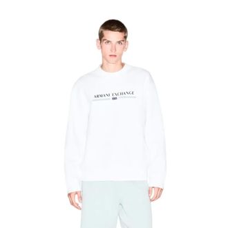 A|X Armani Exchange Herren, Sweatshirts & Hoodies, Wei&szlig;, XLGr&ouml;&szlig;e