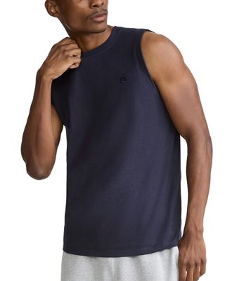 Champion Herren Hemd Klassisches Jersey Muscle T-shirt, Navy, XXL