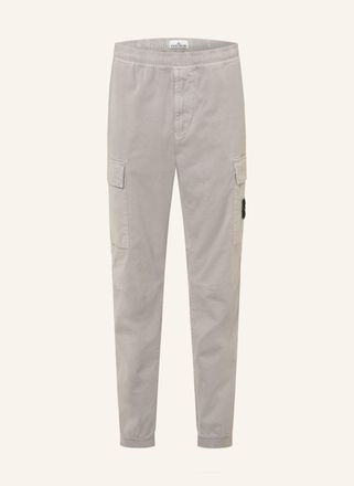 Stone Island Cargohose Regular Tapered Fit grau
