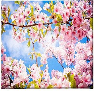 Homemania Wandbild, Blumen, Natur, für Wohnzimmer, Schlafzimmer, mehrfarbig, 60 x 3 x 60 cm, HM20KNV60 x 60 - 254, Polyester, Holz