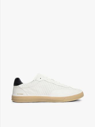 Tommy Hilfiger Baskets Luxe en cuir &agrave; d&eacute;coupe