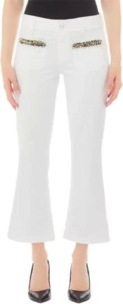 Liu Jo Femme, Pantalons, Blanc, Taille: W31 Pantalon Coupe Slim