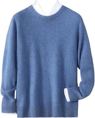 Generic Pull &agrave; col rond en laine &agrave; manches longues pour homme, 188., XXL