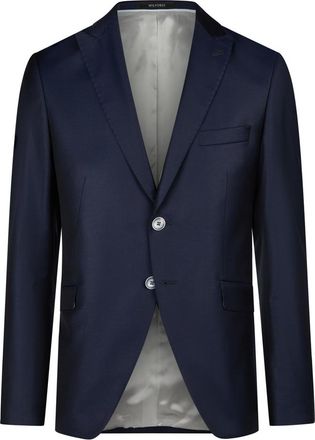 Wilvorst Festliches Einreiher-Sakko aus Schurwolle mit Spitzfasson in