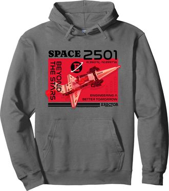 Meccano Erector Space 2501 Raumschiff Retro Pullover Hoodie