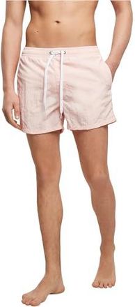 Build Your Brand Maillot de Bain pour Homme, Rose, M