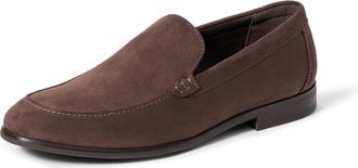 Amazon Essentials Herren Venezianische Halbschuhe, Braun Optik Wildleder, 41 EU