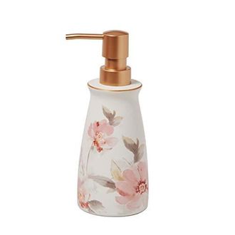 SKL Home Saturday Knight Misty Floral Seifenspender, Rosa/Mehrfarbig