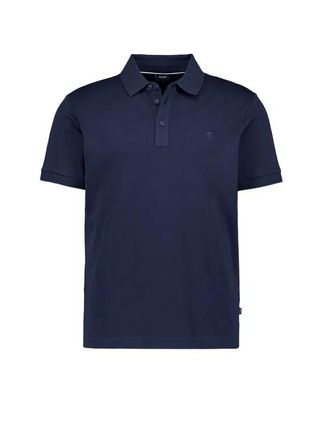 Joop Herren Polo-Shirts blau Baumwoll-Jersey