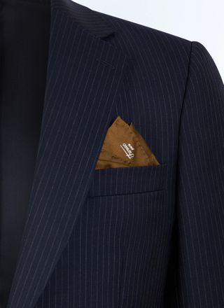 Fursac Pochette en twill de soie - Taille Unique - Homme