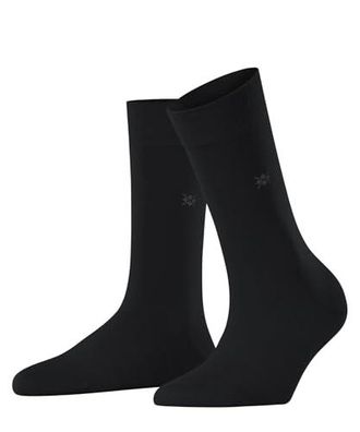 Burlington Bloomsbury W So laine coton unies 1 paire, Chaussettes Femme, Noir Black 3000, 36-41