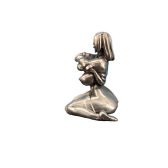 Generic Sexy Frauenstatue aus Messing, sitzende Position, oben ohne Kopf, Miniaturen, K&ouml;rperkunst, Handwerk, Schreibtisch-Ornamente, Retro, Heimdekoration
