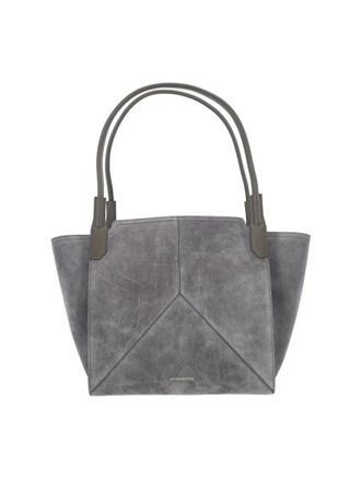 Victoria Beckham Hobo Bags - Structured Grey Bag With Minimalist Design - Gr. unisize - in Grau - f&uuml;r Damen
