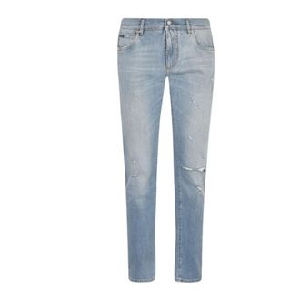 Dolce & Gabbana Homme, Jeans, Bleu, Taille: 3XL Jean Skinny Variante Assortie