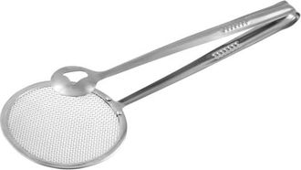 Zenker 42907 Pince de cuisine, pince à friture, pince pour beignet au chocolat, Acier inoxydable, 28,5 x 10 cm, Argent