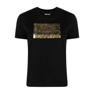 Just Cavalli Femme, Tops, Noir, Taille: 38 FR T-shirts & Polos Noirs pour Femmes