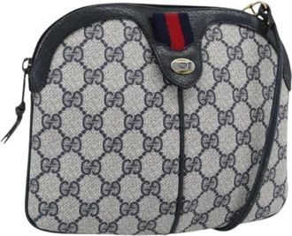 Gucci Sac bandouli&egrave;re vintage doccasion - Femme - Pre-owned - Bleu - Taille: ONE Size