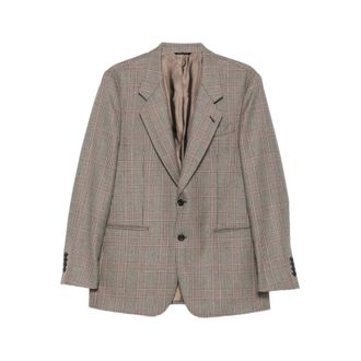 Reveres 1949 Reveres 1949, Homme, Vestes, Gris, Taille: L Prince of Wales Check Single-Breasted Blazer