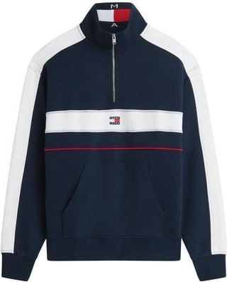 Tommy Hilfiger Sweat droit &agrave; col montant zipp&eacute; en coton