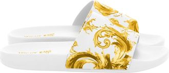 Versace Jeans Couture Femme, Chaussures, Blanc, Taille: 38 EU Pool Slide