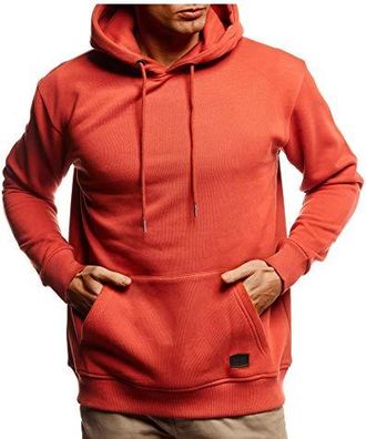 LEIF NELSON LN8351 Sweat &agrave; capuche surdimensionn&eacute; pour homme Pull &agrave; manches longues Sweat-shirt &agrave; capuche &agrave; manches longues, Tile, S