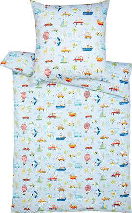 ESTELLA Interlock-Jersey Kinderbettw&auml;sche Max Fb 985 multicolor - 135x200 + 1 x 80x80