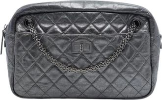 Chanel Sac bandouli&egrave;re Reissue Pre-owned - Femme - Pre-owned - Gris - Taille: ONE Size