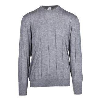 Eleventy Sottogiacca Rundhals Strickware - - Knitwear - Herren - Grau - XL