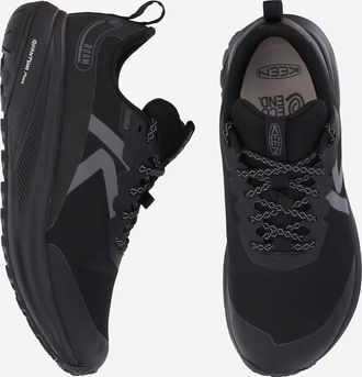Keen Mens Mesh Sneakers Roam Black And Rubber Trainers
