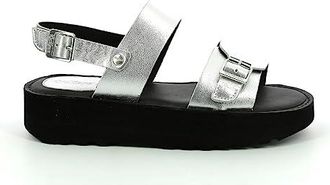 Kickers Highlight, Sandales Femme, Argent, 38