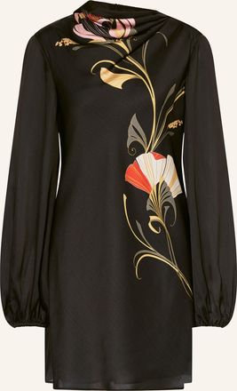 Ted Baker Satinkleid Molma Mit Schluppe schwarz