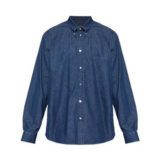 Fendi Chambray Shirt - - Shirts - Herren - Blau - S