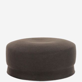 Maison Michel Womens Abby Hat Green Rabbit Felt