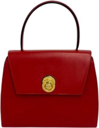 Celine Sac &agrave; main en cuir Pre-owned - Femme - Pre-owned - Rouge - Taille: ONE Size
