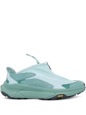 Hoka One One zip trainers - Gr&uuml;n