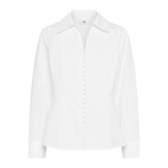 Karen by Simonsen Femme, Blouses et Chemises, Blanc, Taille: 34 FR Chemises